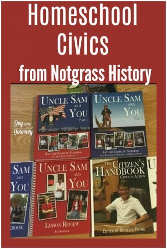 Homeschool Civics from Notgrass History - Joy in the Journey